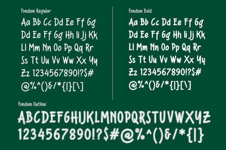 Fondian Font | Fonts Shmonts