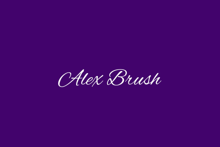Alex Brush | Fonts Shmonts