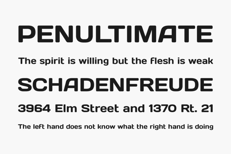 Days | Fonts Shmonts