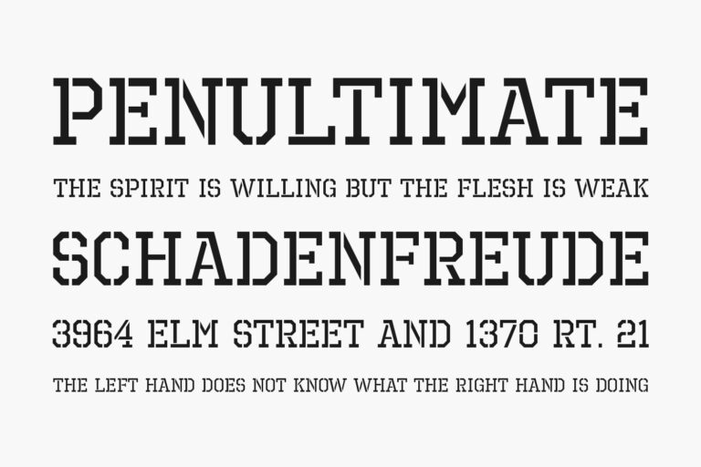 Octin Prison | Fonts Shmonts