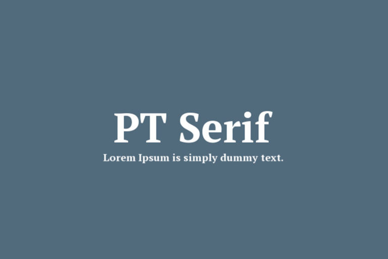 PT Serif Free Font Family | Fonts Shmonts