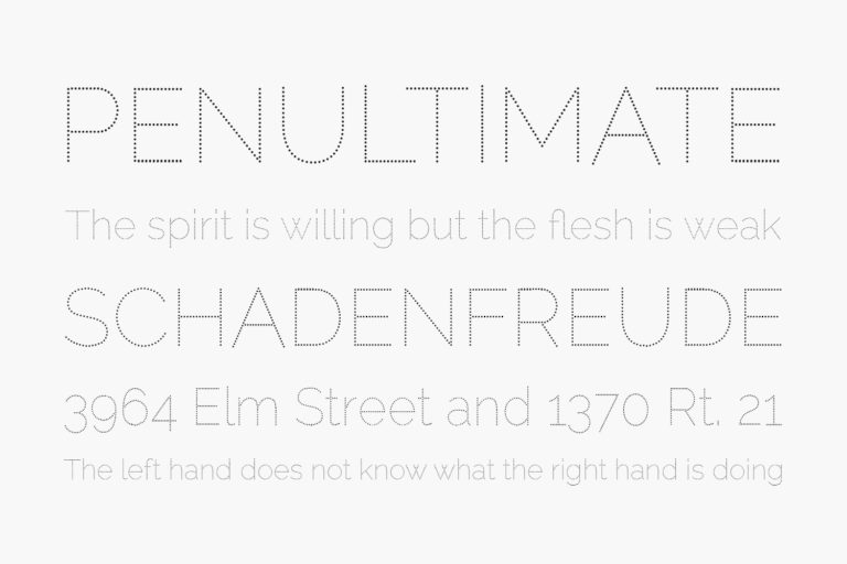 Raleway Dots | Fonts Shmonts