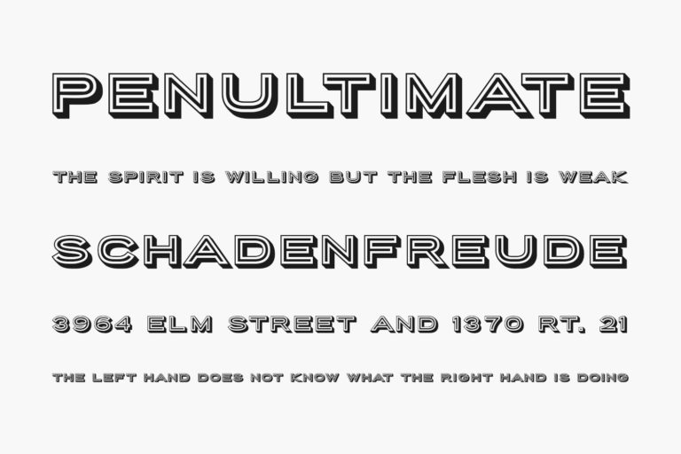 Porter Sans | Fonts Shmonts