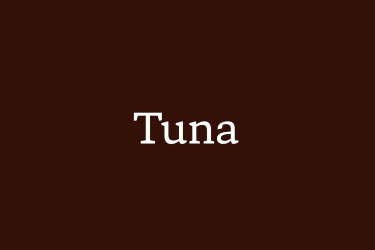 Tuna | Fonts Shmonts