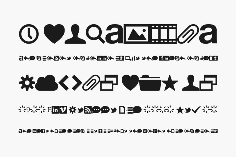 Web Symbols | Fonts Shmonts