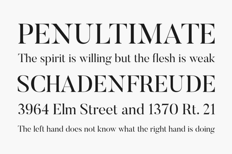 Butler | Fonts Shmonts