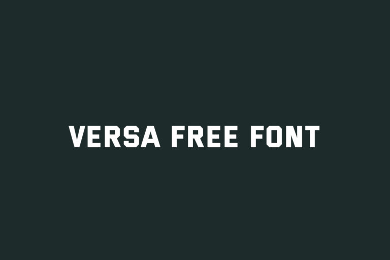 Versa | Fonts Shmonts
