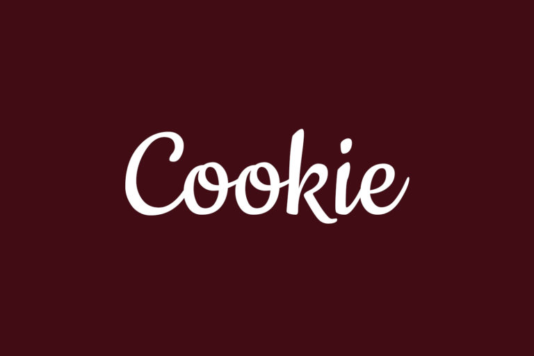 Cookie | Fonts Shmonts