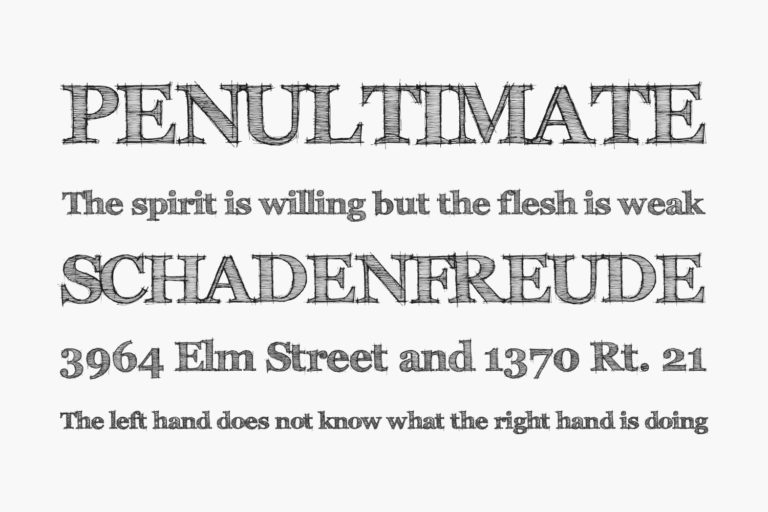 FFF Tusj | Fonts Shmonts