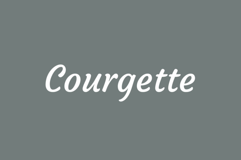 Courgette | Fonts Shmonts