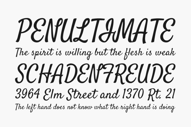 Satisfy | Fonts Shmonts