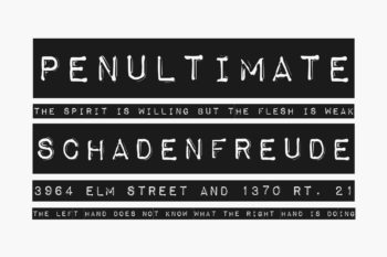 Impact Label | Fonts Shmonts