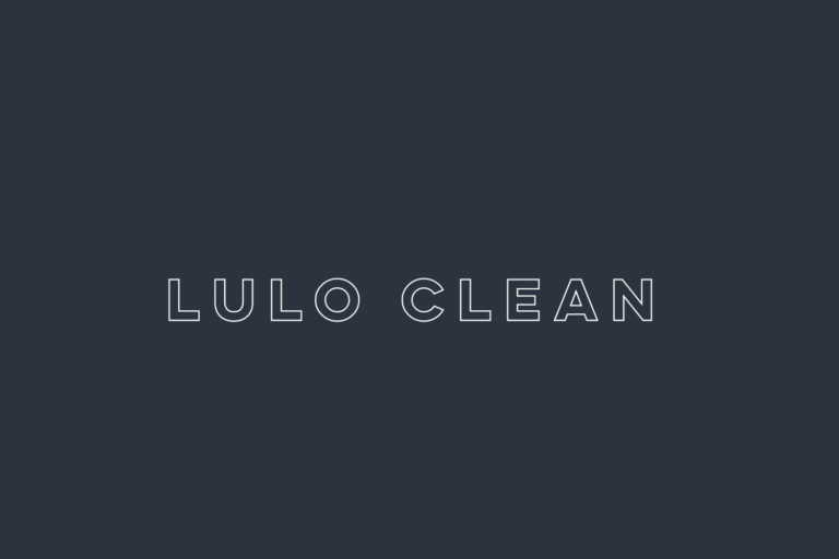 Lulo Clean | Fonts Shmonts