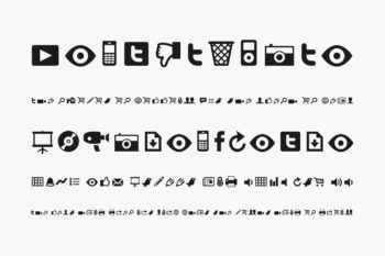 Modern Pictograms | Fonts Shmonts
