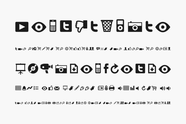 Modern Pictograms | Fonts Shmonts