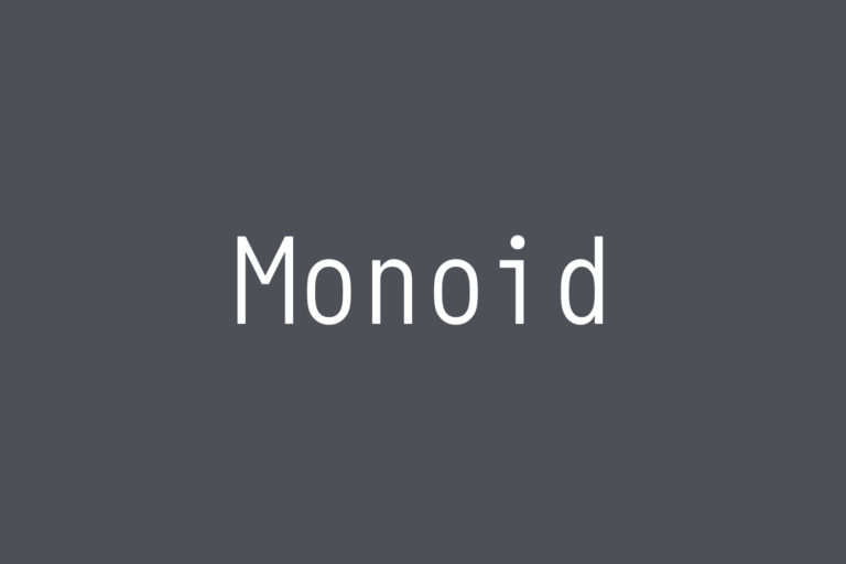 Monoid | Fonts Shmonts