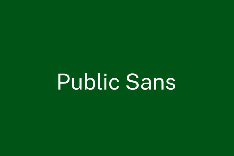 Public Sans | Fonts Shmonts