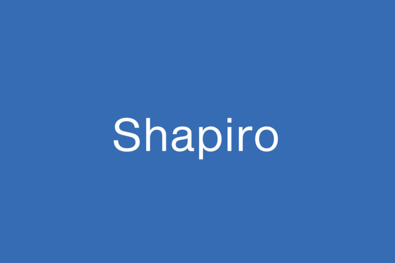 Shapiro | Fonts Shmonts