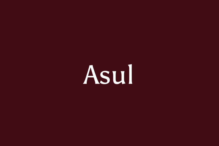 Asul | Fonts Shmonts