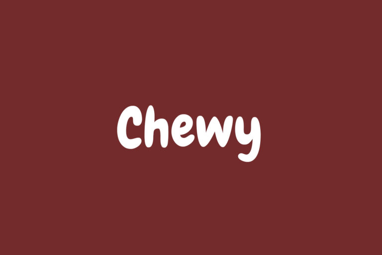 Chewy | Fonts Shmonts