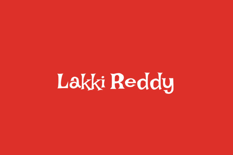 Lakki Reddy | Fonts Shmonts