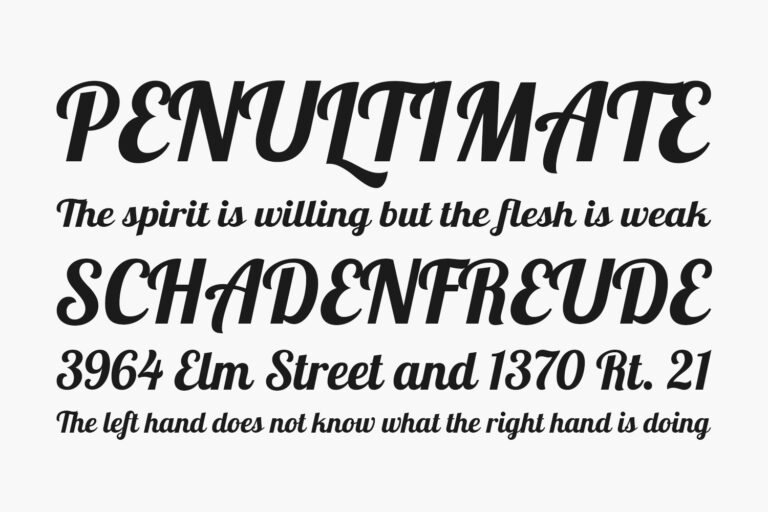 Pattaya | Fonts Shmonts