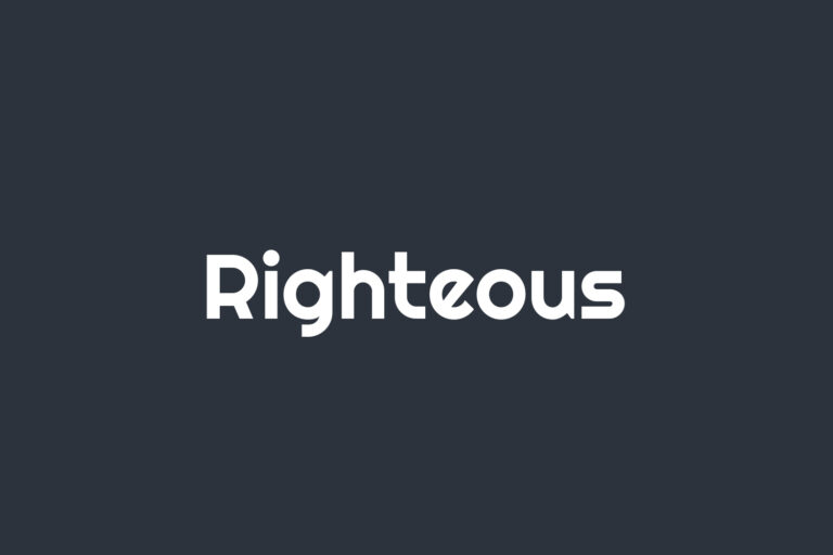 Righteous | Fonts Shmonts