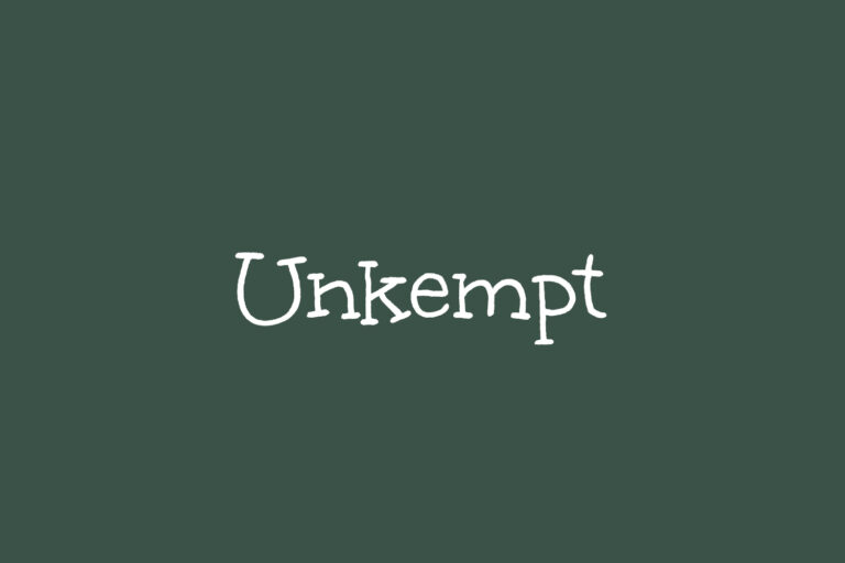 Unkempt | Fonts Shmonts