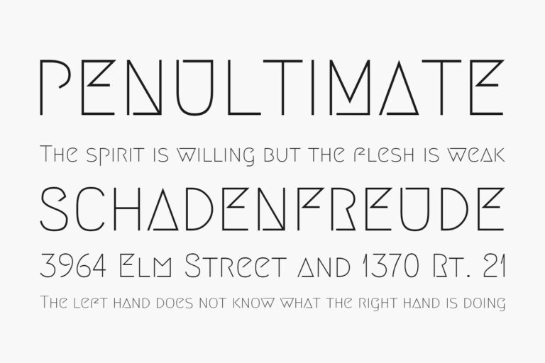 Megrim | Fonts Shmonts