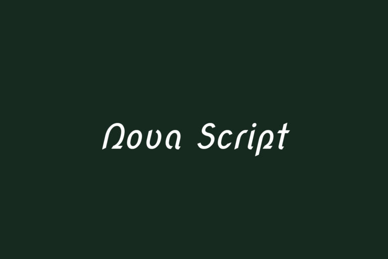Nova Script | Fonts Shmonts