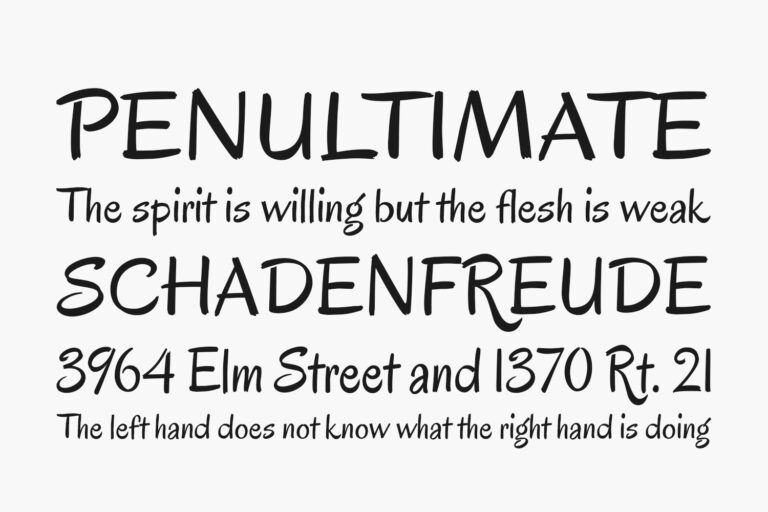 Oregano | Fonts Shmonts