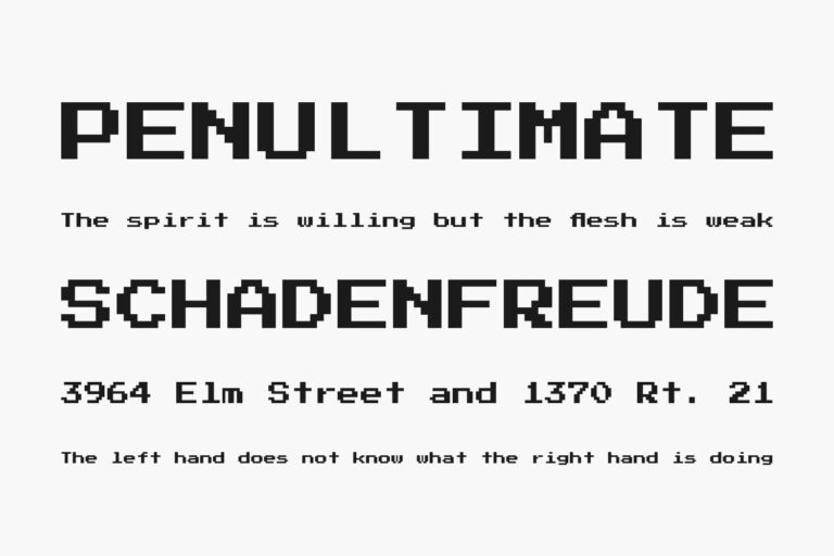 Press Start 2P | Fonts Shmonts