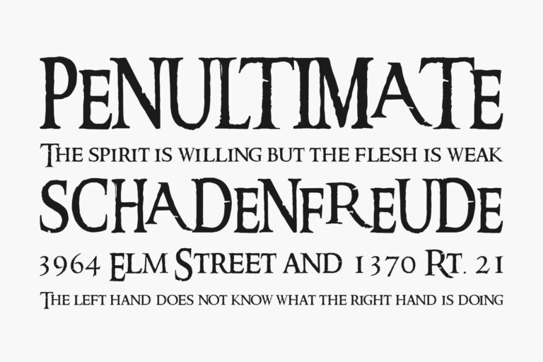 Ringbearer | Fonts Shmonts