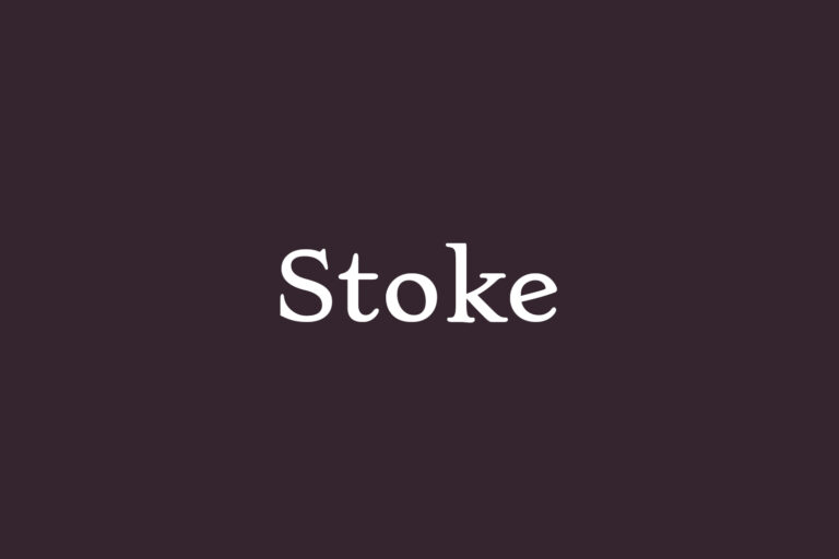 Stoke | Fonts Shmonts