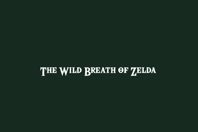 The Wild Breath of Zelda | Fonts Shmonts