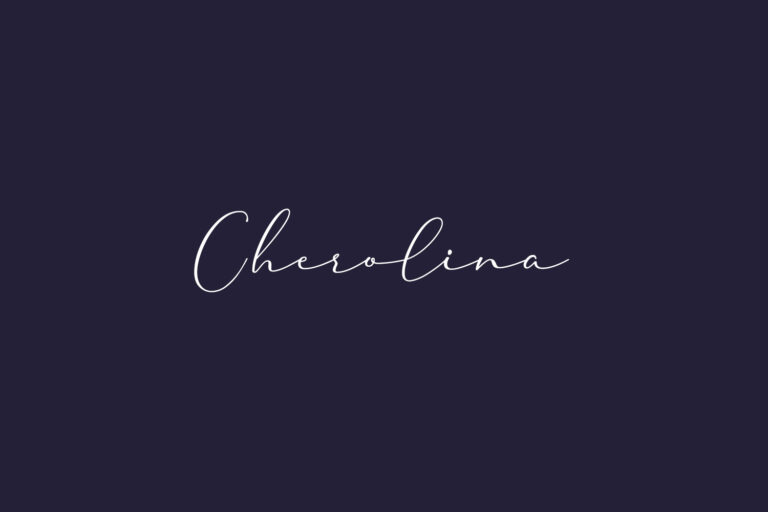 Cherolina | Fonts Shmonts