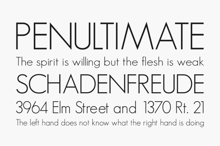 Geo Sans Light | Fonts Shmonts