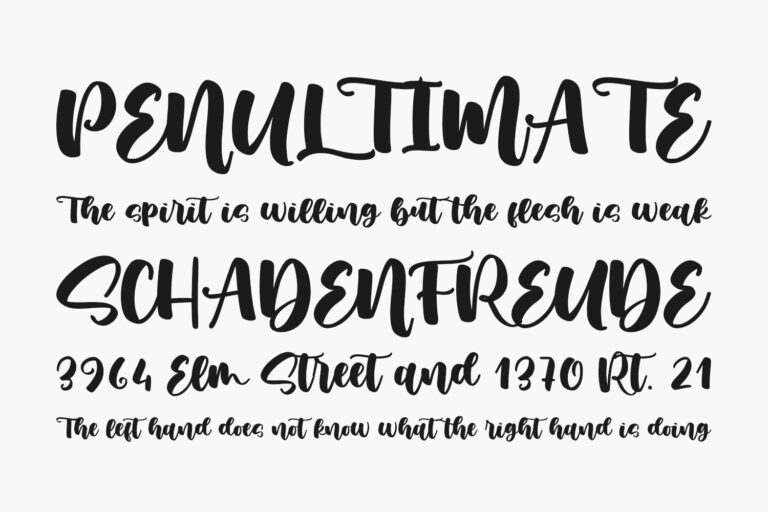Muthiara | Fonts Shmonts