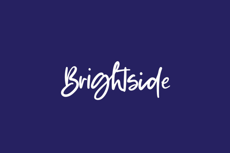 Brightside | Fonts Shmonts