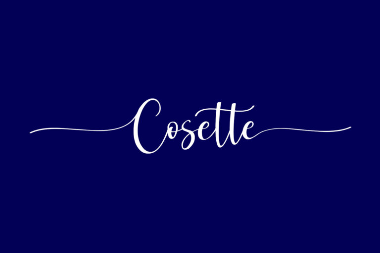 Cosette | Fonts Shmonts