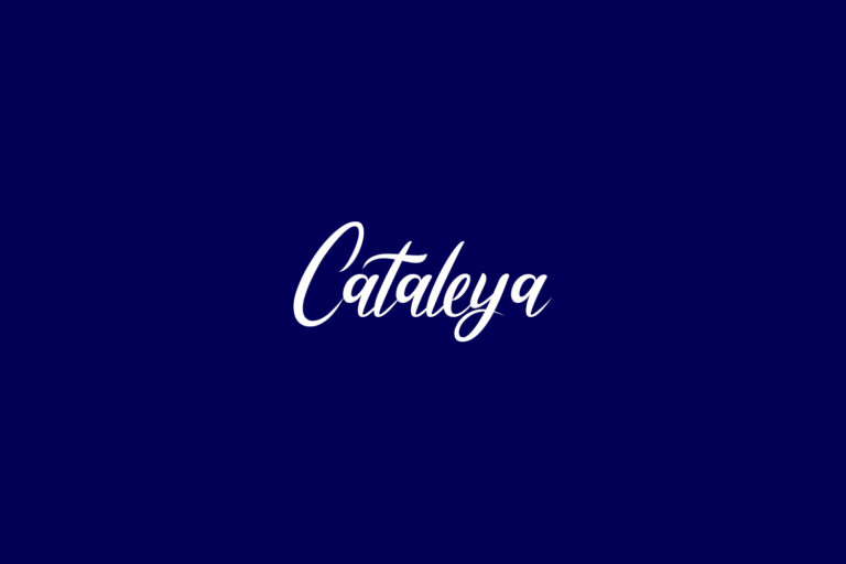 Cataleya | Fonts Shmonts