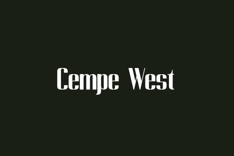 Cempe West | Fonts Shmonts
