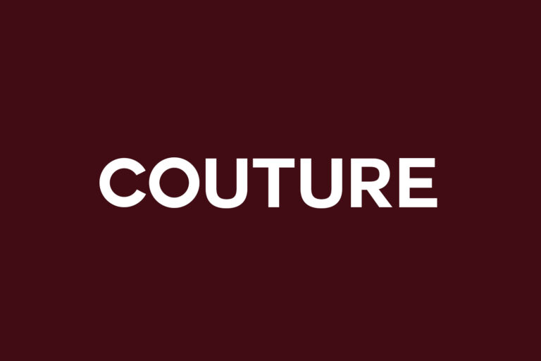 Couture | Fonts Shmonts
