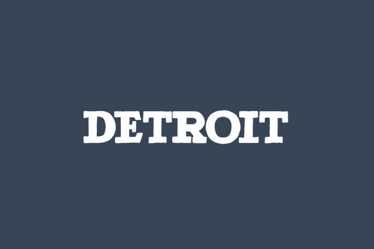 Detroit | Fonts Shmonts