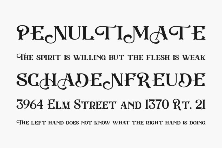 Eastwood | Fonts Shmonts