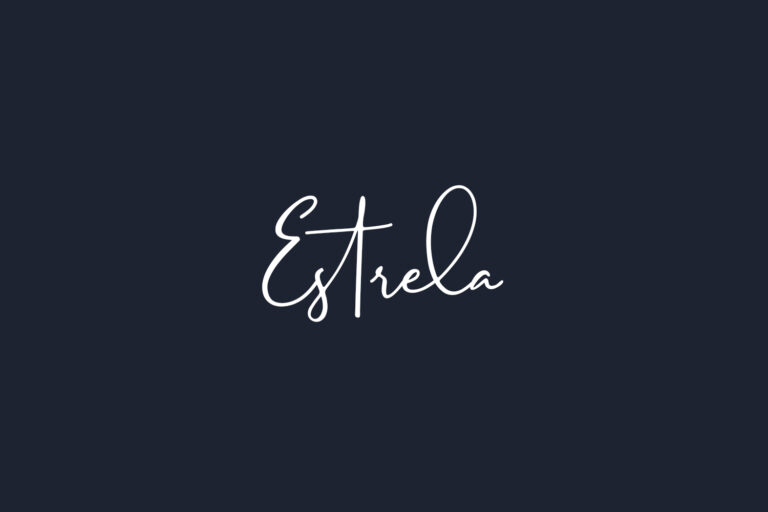 Estrela | Fonts Shmonts
