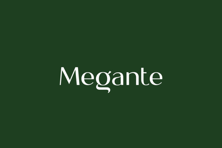 Meganté | Fonts Shmonts