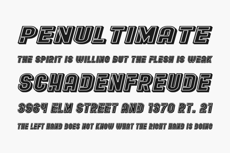 Restaurant Menu | Fonts Shmonts