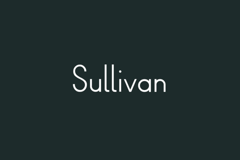 Sullivan | Fonts Shmonts