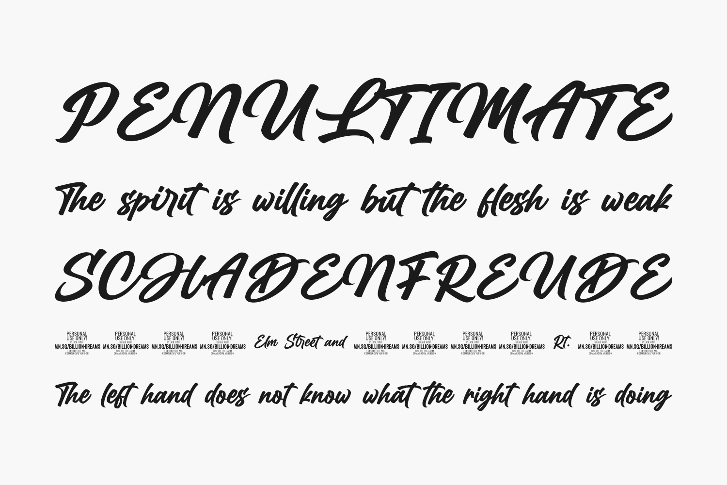 Billion Dreams | Fonts Shmonts Billion Dreams | Fonts Shmonts